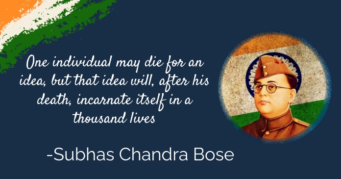 Plantilla de Subhas Chandra Bose | PosterMyWall