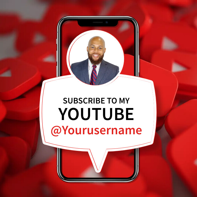 Subscribe to my youtube advertisement poster Template | PosterMyWall