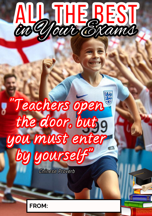 Copy of Success Card Design A4 | PosterMyWall