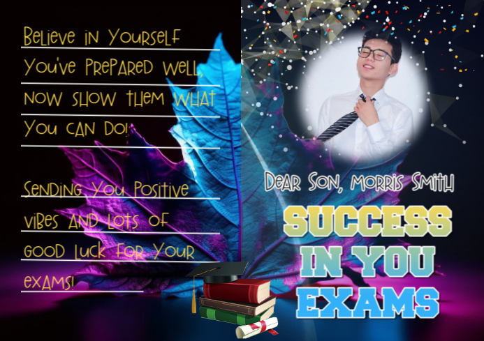 Success in Your Exams Card Template | PosterMyWall