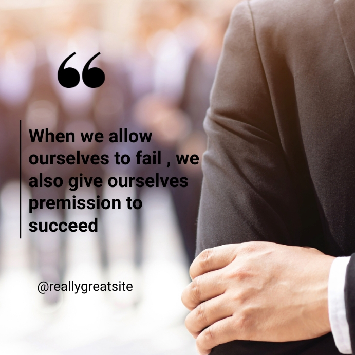 Success quotation Instagram template | PosterMyWall