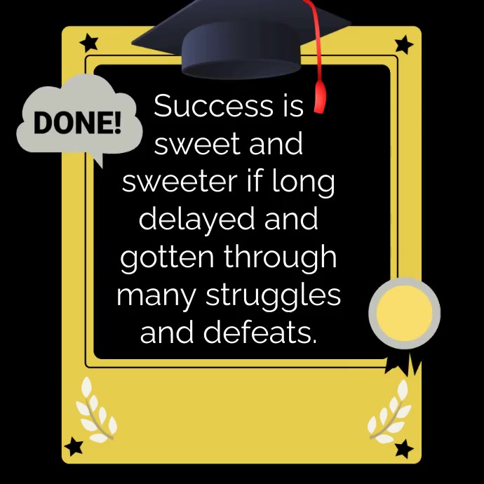 SUCCESS QUOTE Template | PosterMyWall