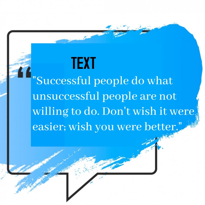 Success Quote Design Template | PosterMyWall