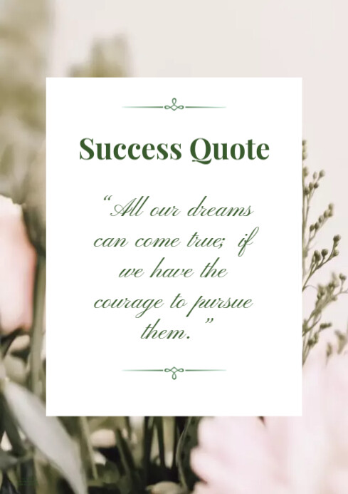 Success quotes Templat | PosterMyWall
