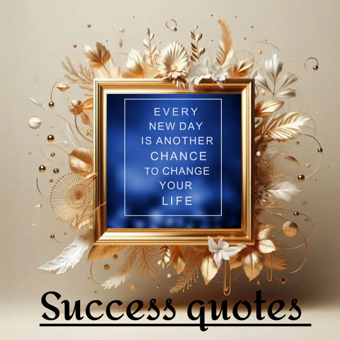 Success Quotes Instagram Post Templat | PosterMyWall