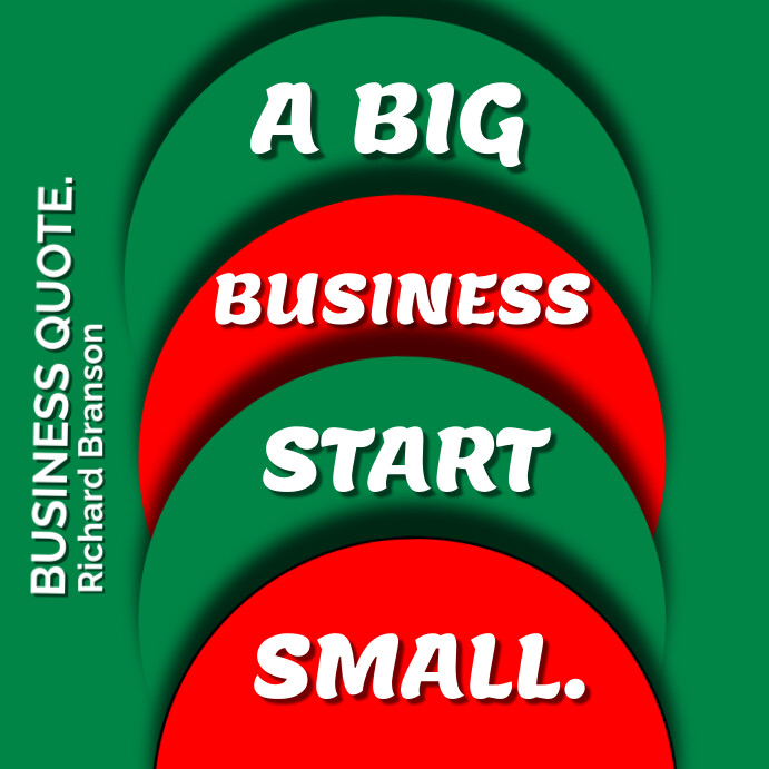 Successful business quotes design template | PosterMyWall