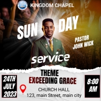 Plantilla de SUDAY SERVICE | PosterMyWall