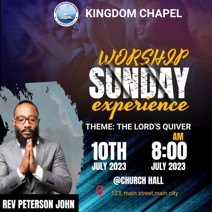 SUDAY SERVICE Template | PosterMyWall