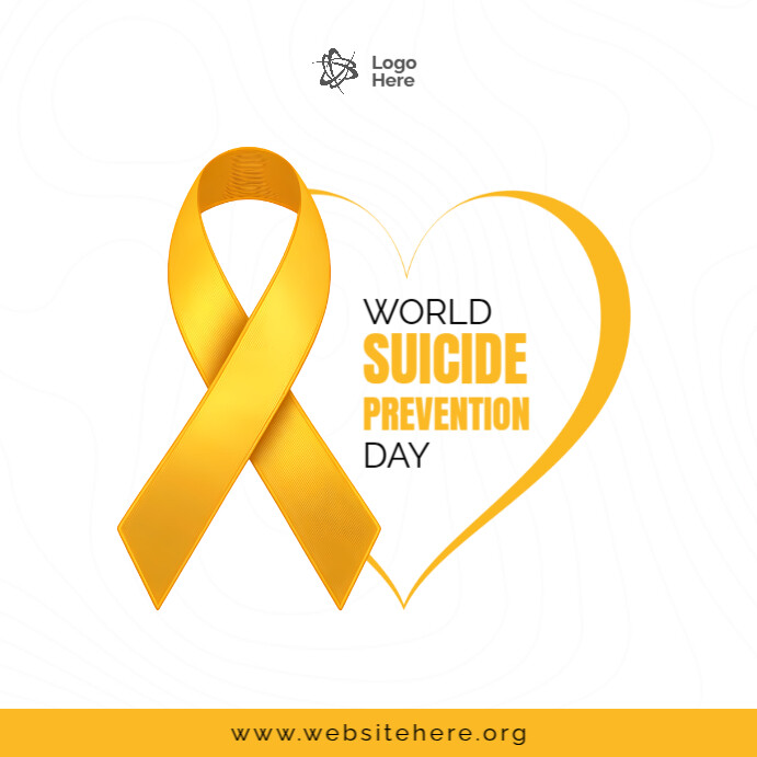 Suicide prevention flyer | suicide prevention poster Template ...