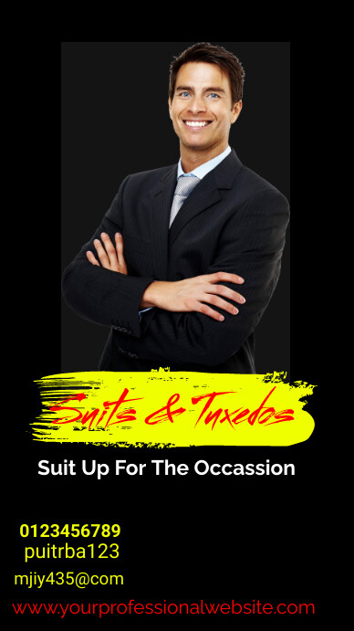 Modèle suit store flyer | PosterMyWall