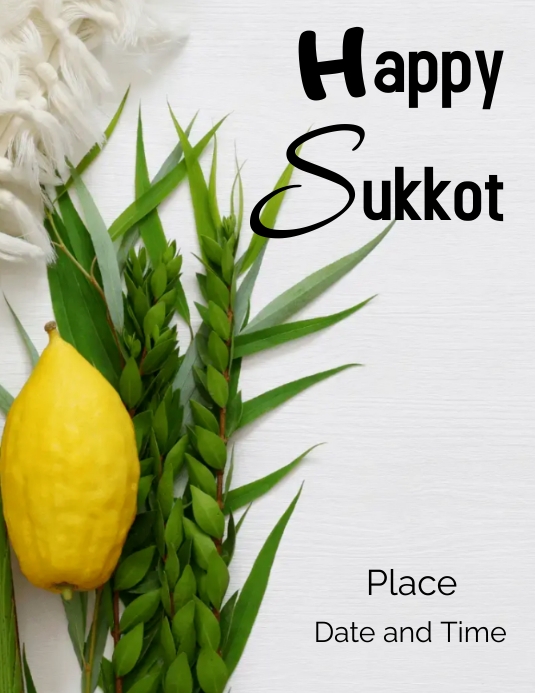Sukkah Poster Template | PosterMyWall