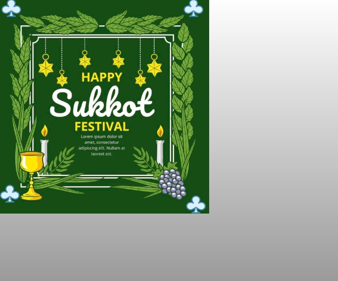 Sukkot flyer template | PosterMyWall