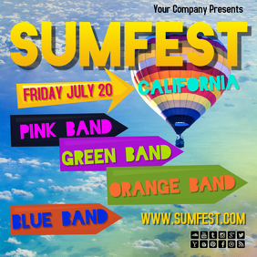 sumfest1 Template | PosterMyWall