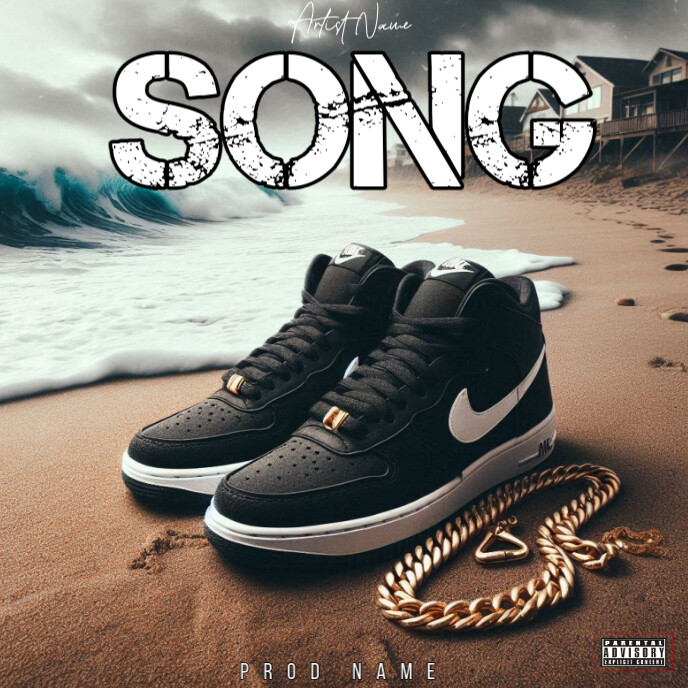 Summar sea beach mixtape cover Template | PosterMyWall