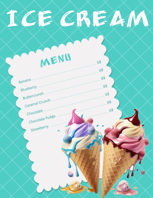 Summer, Ice Cream Template | PosterMyWall