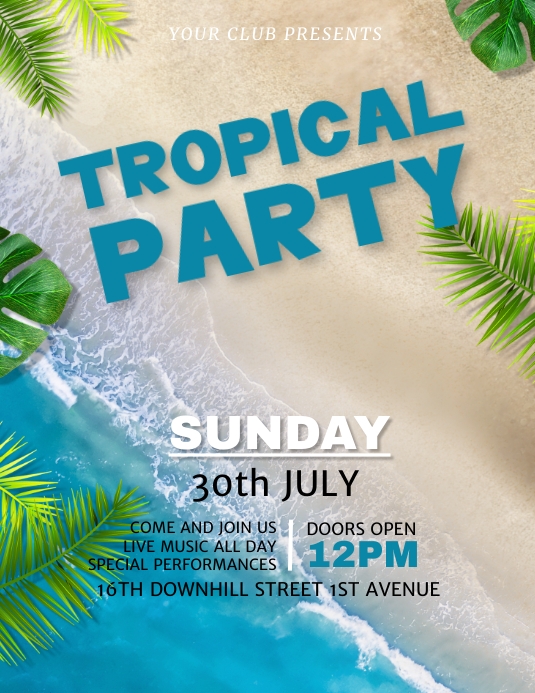 summer, retail, event, sale, party Template | PosterMyWall