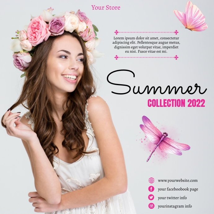 Summer,Summer Collection Template | PosterMyWall