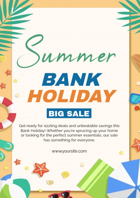 Copy of summer bank holiday | PosterMyWall