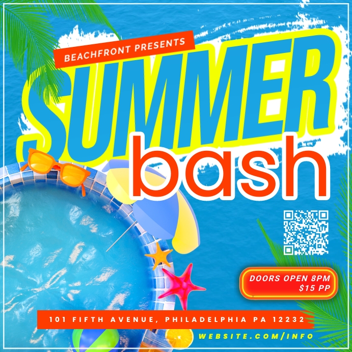 Summer Bash Template | PosterMyWall
