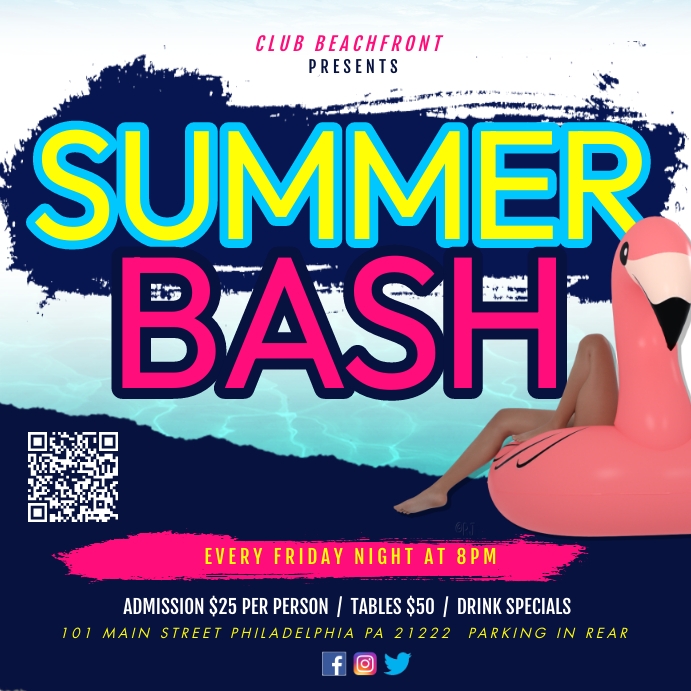 Summer Bash Template | PosterMyWall
