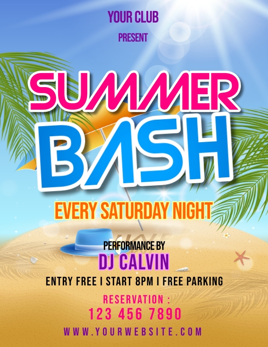 Copy of Summer Bash | PosterMyWall