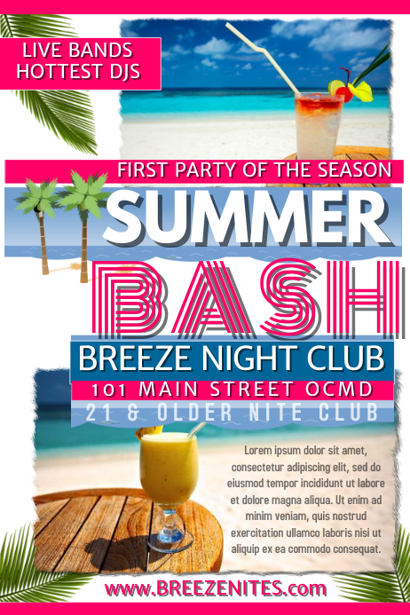 Summer Bash Template | PosterMyWall
