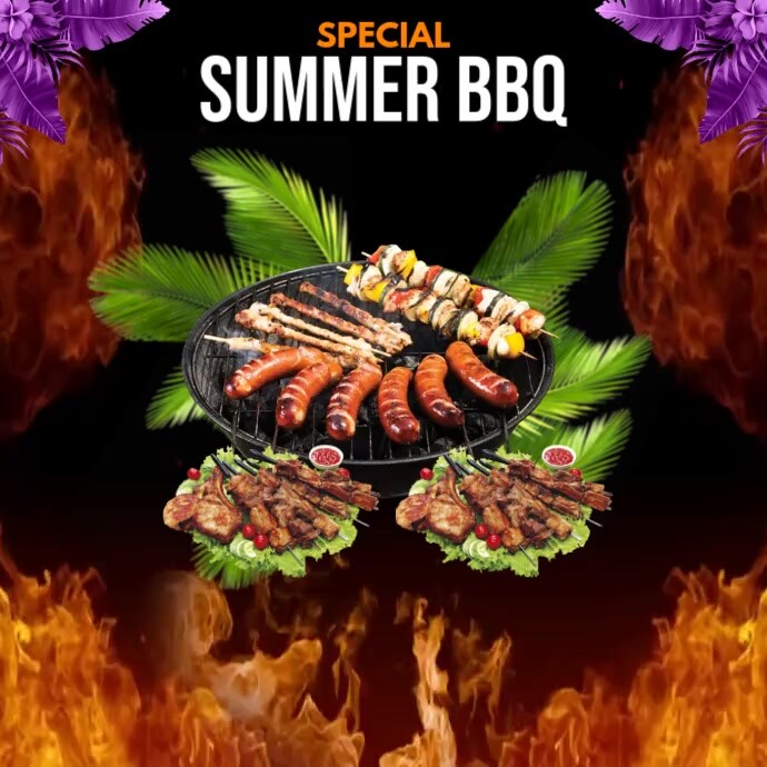 Summer bbq Template | PosterMyWall