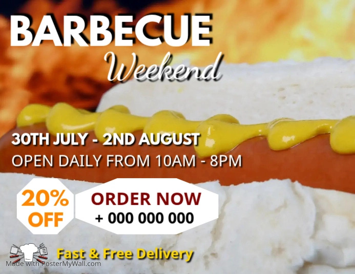 Summer BBQ Template | PosterMyWall