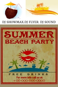 summer beach poster Template | PosterMyWall