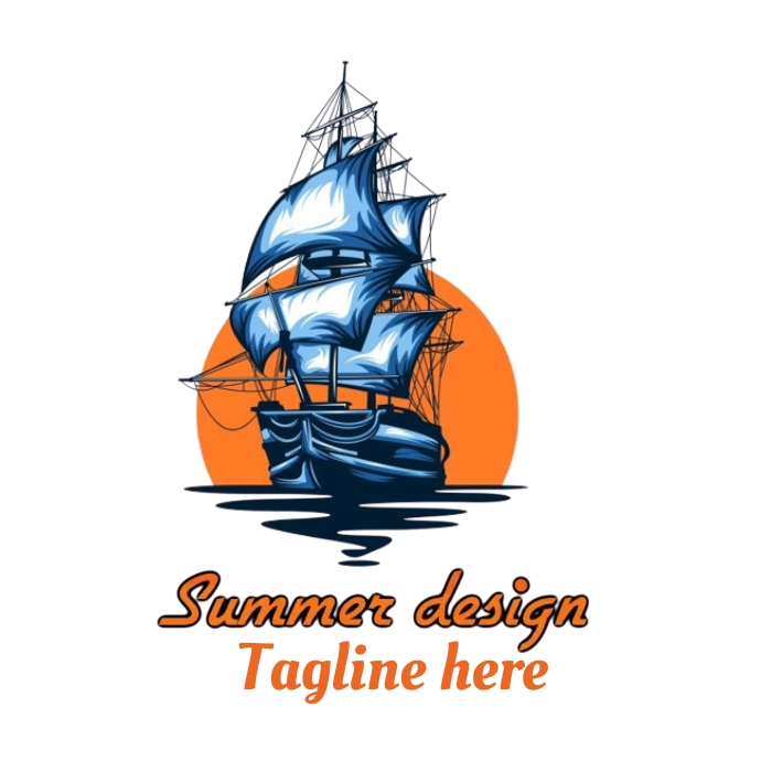 summer beach enjoyment logo | PosterMyWall