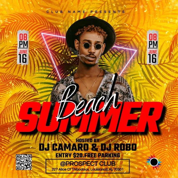 Modèle Summer Beach Instagram Post | PosterMyWall