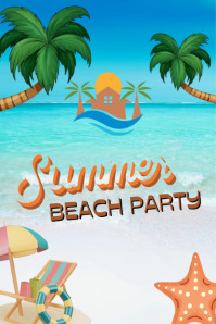 summer beach party Template | PosterMyWall