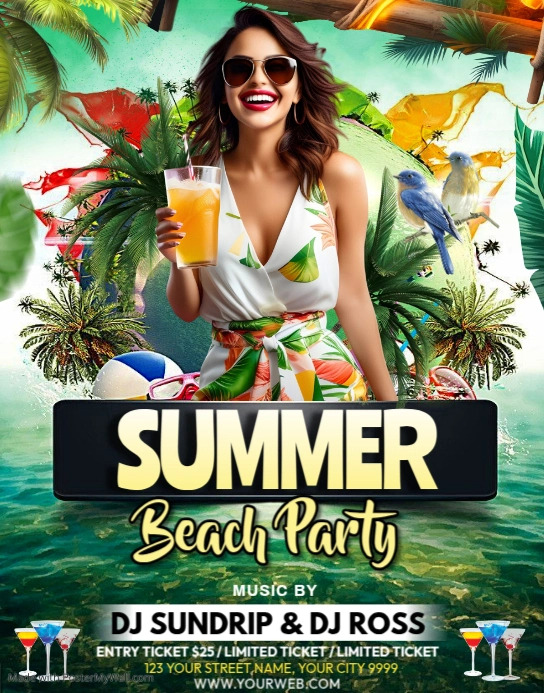 Copy of Summer Beach Party | PosterMyWall