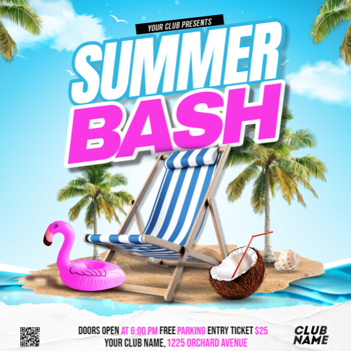 Copy of summer beach party | PosterMyWall