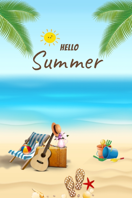 Copy of Summer Beach Post | PosterMyWall