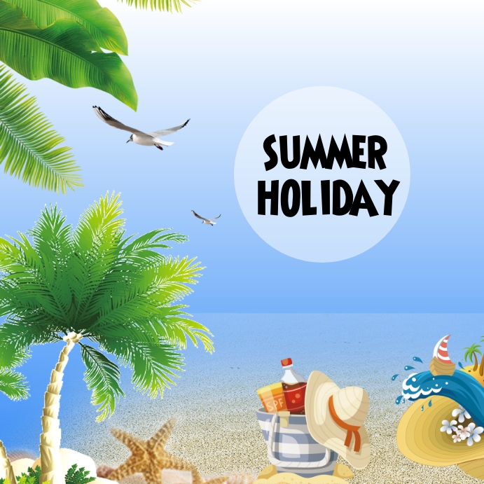 Summer beach resort summer holiday Template | PosterMyWall