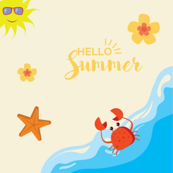 summer beach sun Template | PosterMyWall
