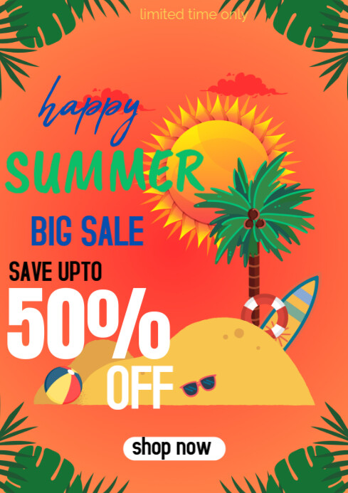 Copy of Summer big sale | PosterMyWall