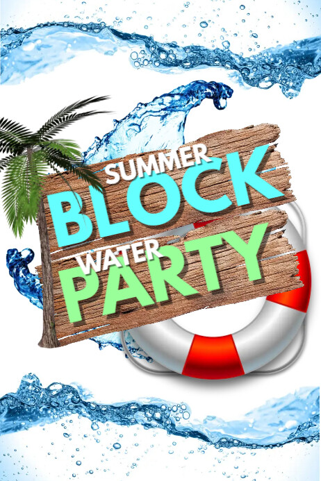 Summer Block Party Template | PosterMyWall