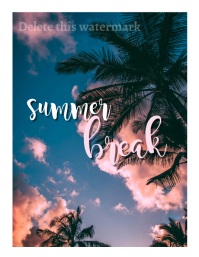 Summer Break Template | PosterMyWall