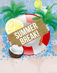 Summer Break Template | PosterMyWall