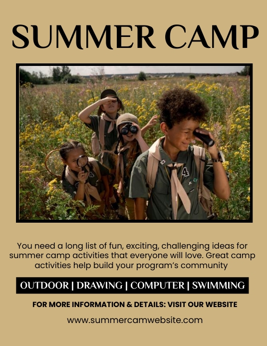 Summer Camp 2023 Templat | PosterMyWall