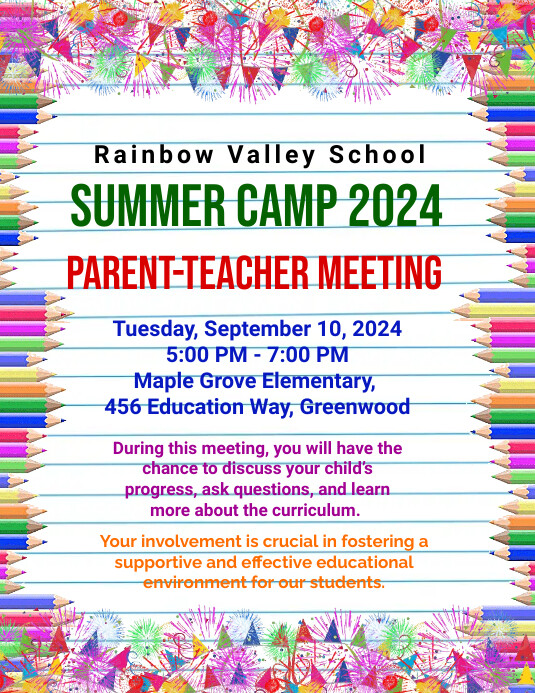 Copy of summer camp 2024 meeting flyers | PosterMyWall
