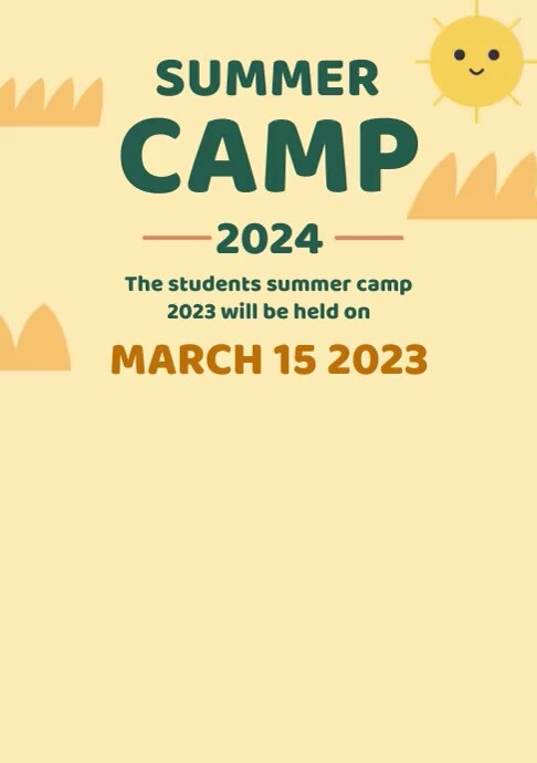 Plantilla de Summer Camp Ads | PosterMyWall