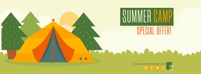 Plantilla de Summer Camp Banner | PosterMyWall