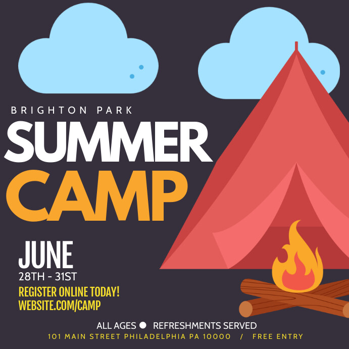 summer camp Template | PosterMyWall