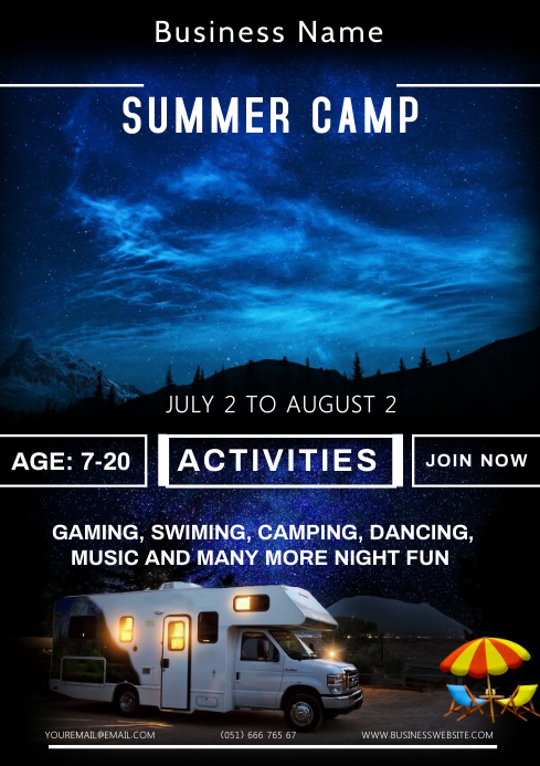 Summer Camp Template | PosterMyWall