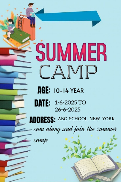 summer camp Template | PosterMyWall
