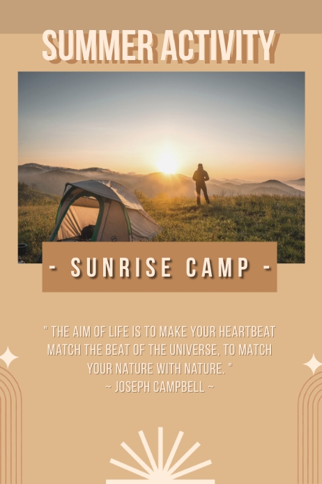 SUMMER CAMP Template | PosterMyWall