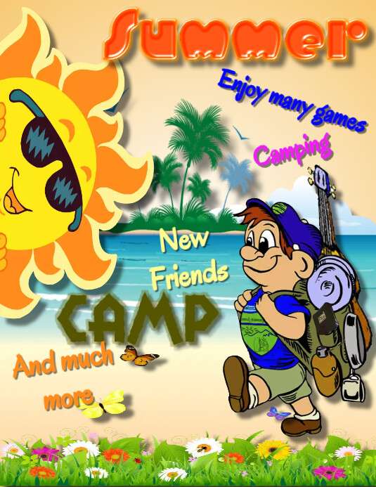 Summer Camp Templat | PosterMyWall